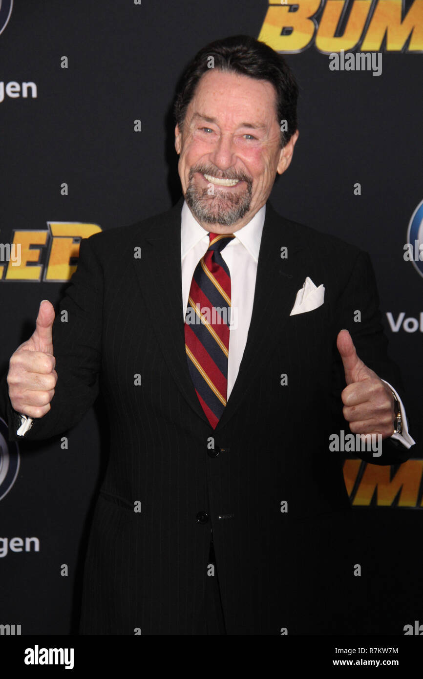 Peter Cullen 12/09/2018 The Global Premiere of "Bumblebee" held at TCL ...