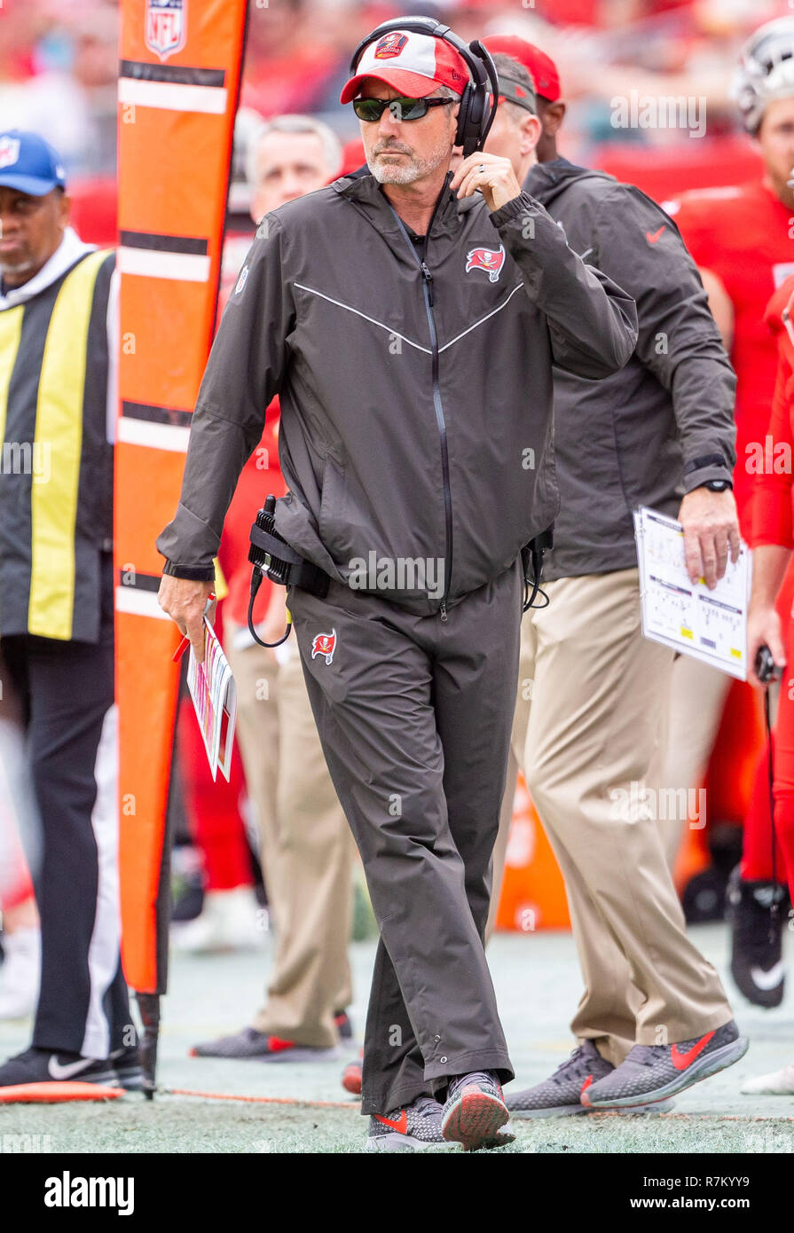 Tampa, Florida, USA. 09th Dec, 2018. Tampa Bay Buccaneers head coach ...