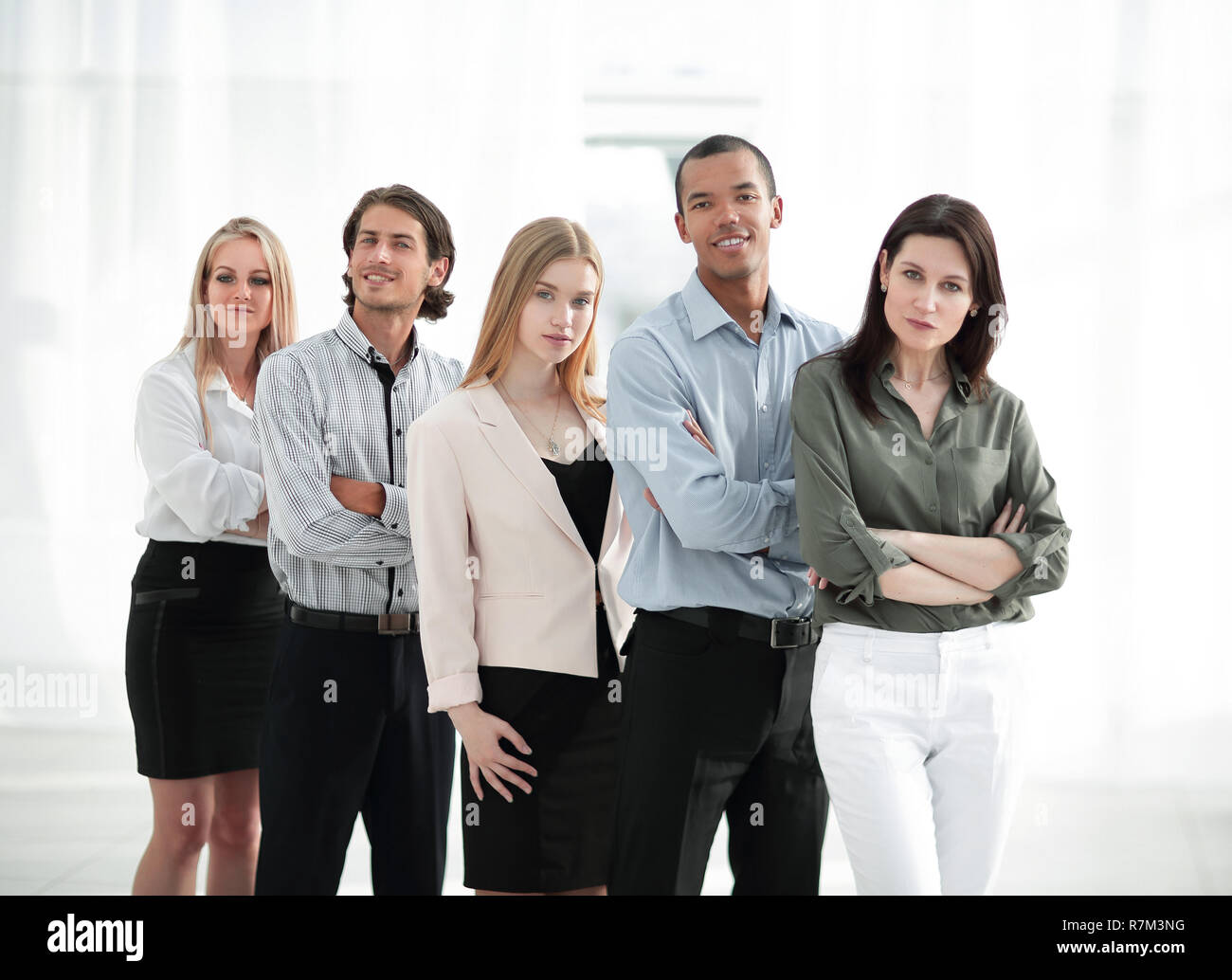 successful multinational business team.the concept of teamwork Stock ...