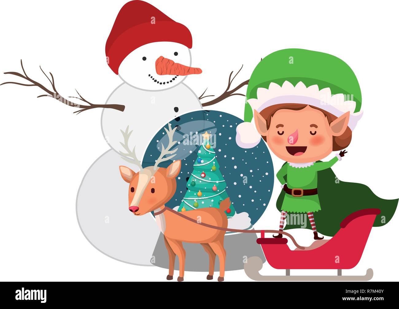 Person with snowball Cut Out Stock Images & Pictures - Alamy