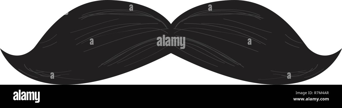 Isolated detailed mustache Stock Vector Image & Art - Alamy