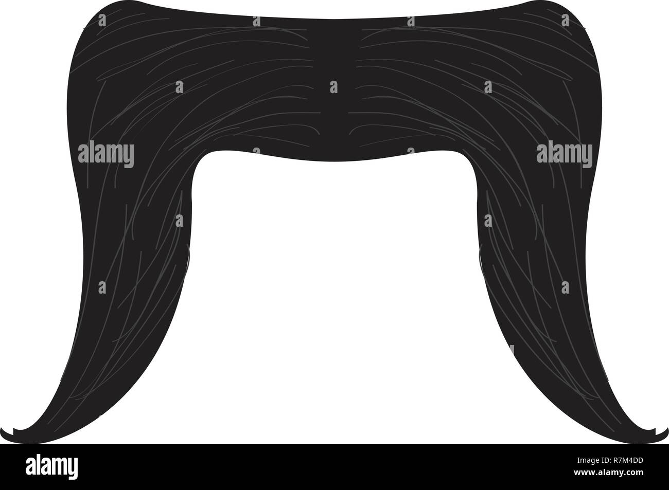 Isolated detailed mustache Stock Vector Image & Art - Alamy