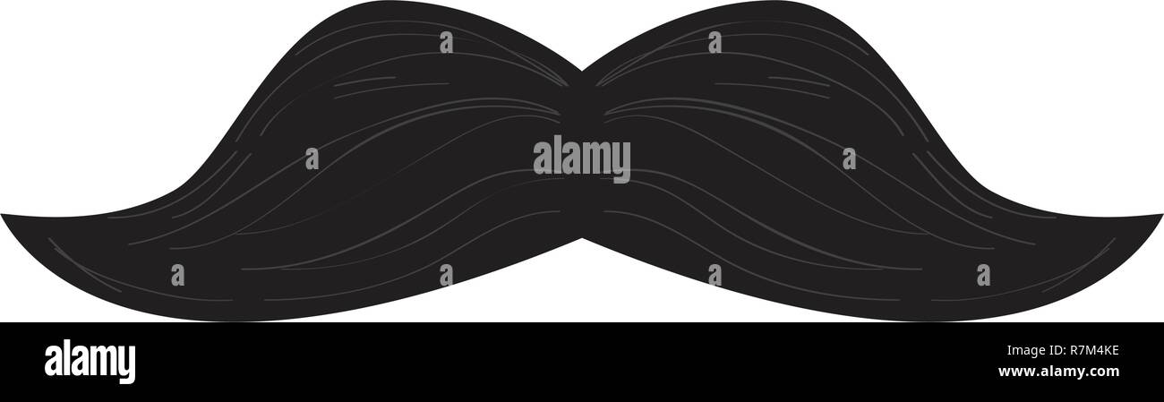 Isolated detailed mustache Stock Vector Image & Art - Alamy