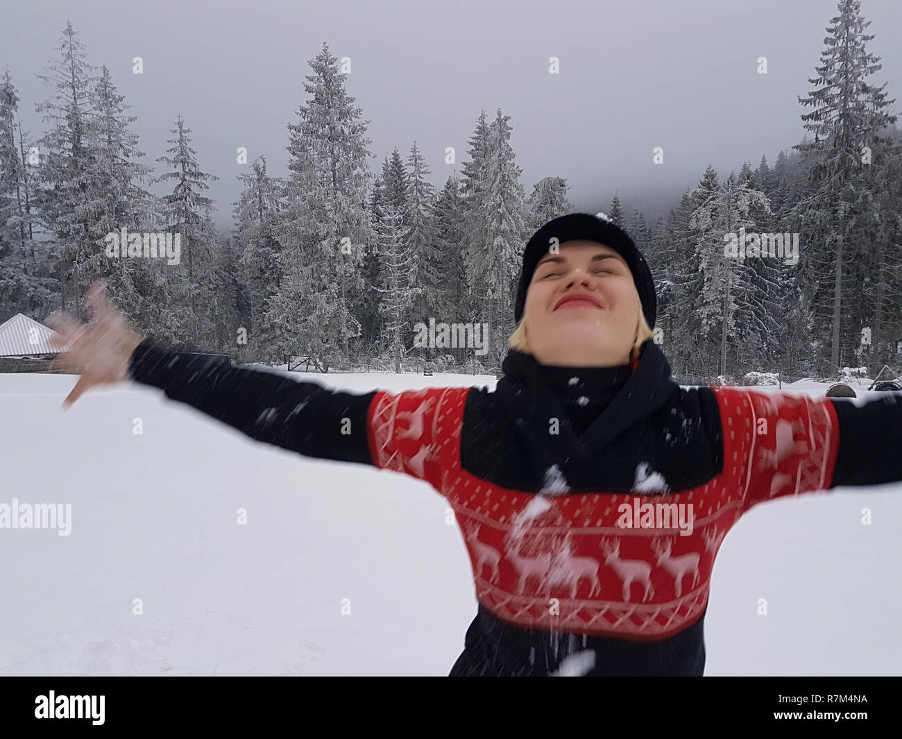 Happy winter time hi-res stock photography and images - Alamy