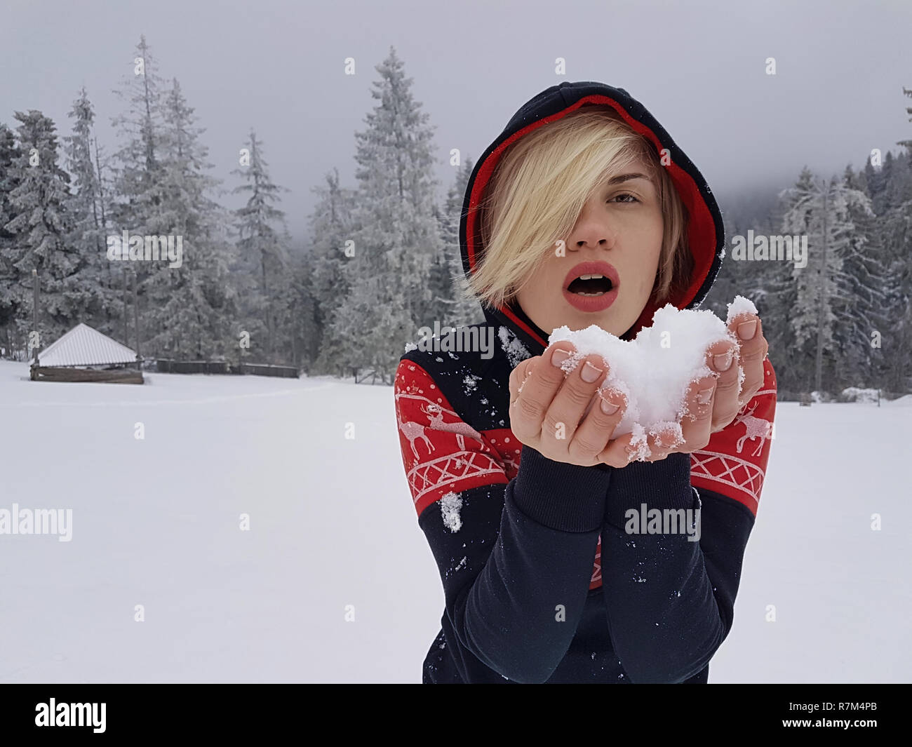 Happy winter time hi-res stock photography and images - Alamy