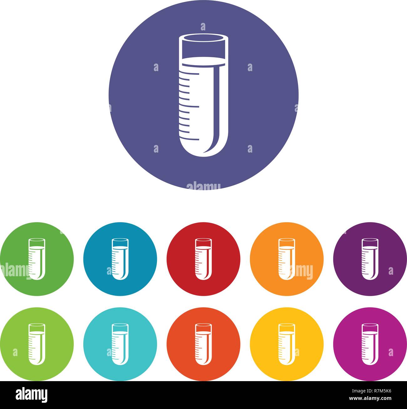 Water flask icons set vector color Stock Vector Image & Art - Alamy