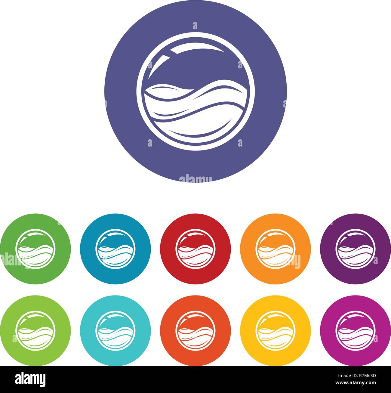 Aqua window icons set vector color Stock Vector Image & Art - Alamy