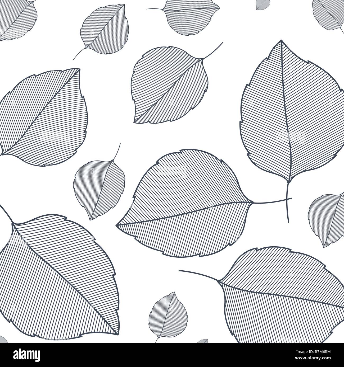 leaf pattern isolated icon Stock Vector Image & Art - Alamy