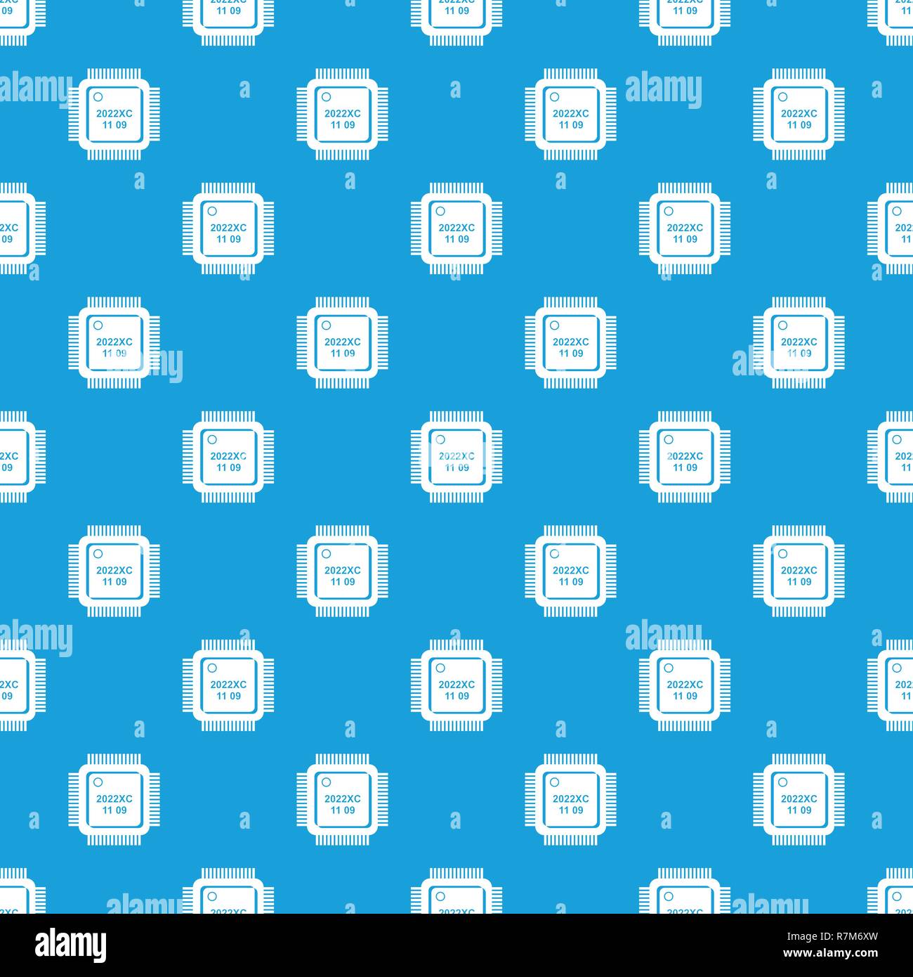 System microchip pattern vector seamless blue Stock Vector Image & Art ...