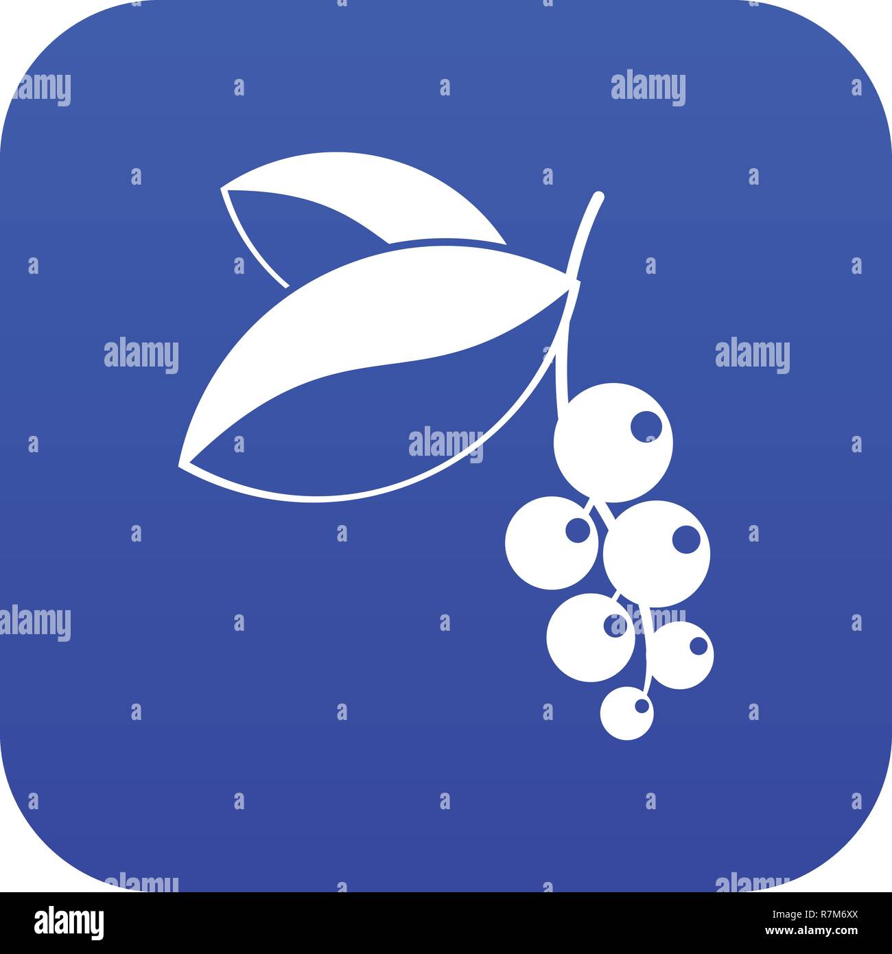 Currant berries icon digital blue Stock Vector Image & Art - Alamy