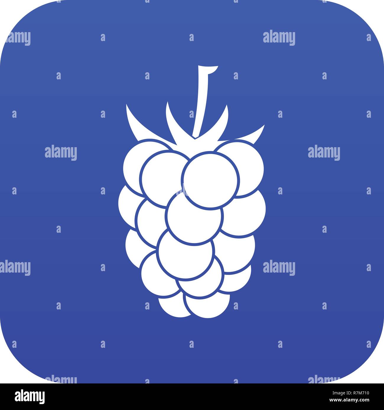 Blackberry fruit icon digital blue Stock Vector Image & Art - Alamy