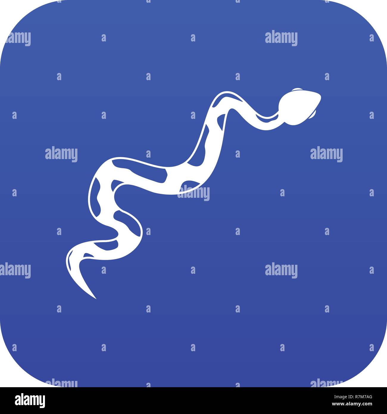 Blue Viper Snake Stock Vector Images - Alamy