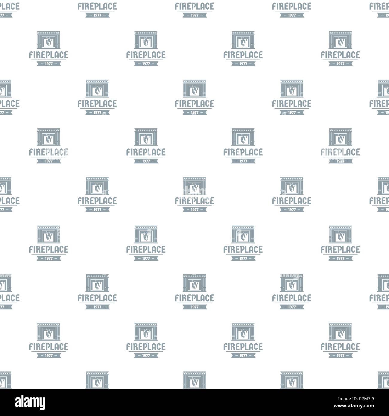 Fireplace pattern vector seamless Stock Vector Image & Art - Alamy