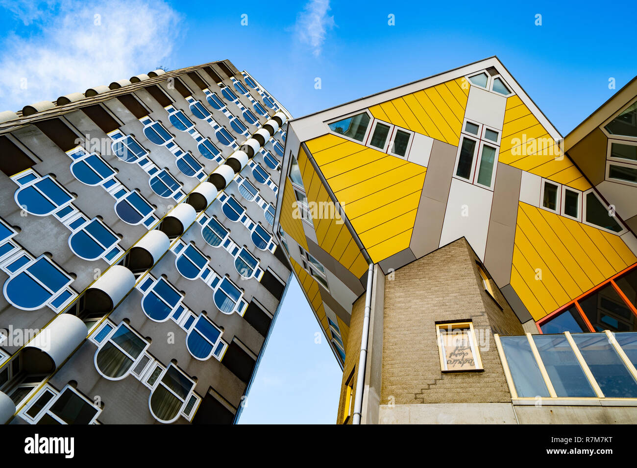 Exterior of Cube Houses in Rotterdam The Netherlands Stock Photo - Alamy