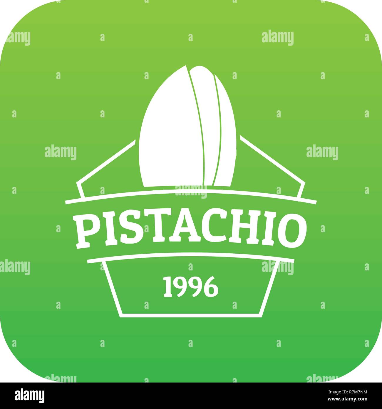 Pistachio icon green vector Stock Vector Image & Art - Alamy