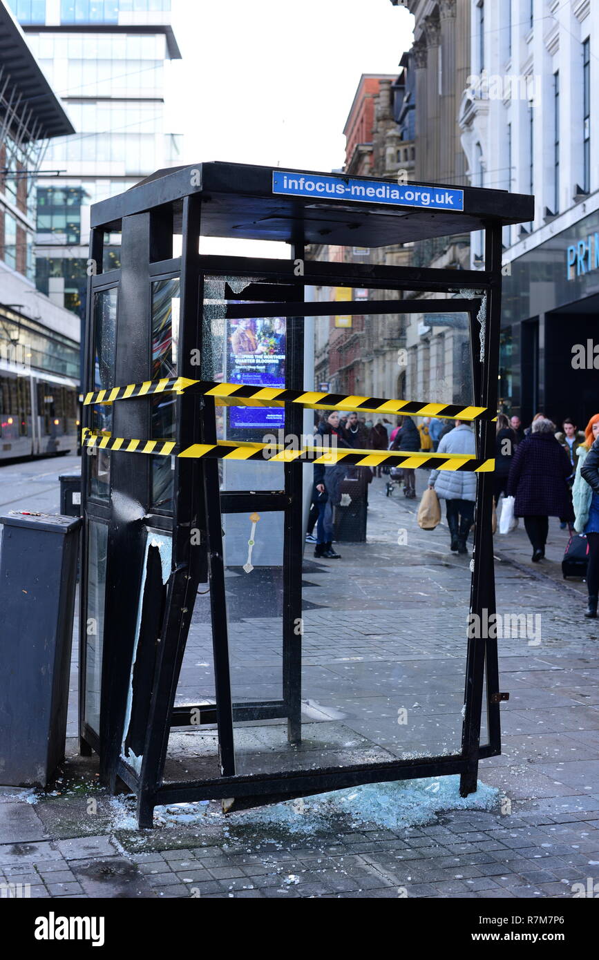 Destroyed public telephone box hi-res stock photography and images - Alamy
