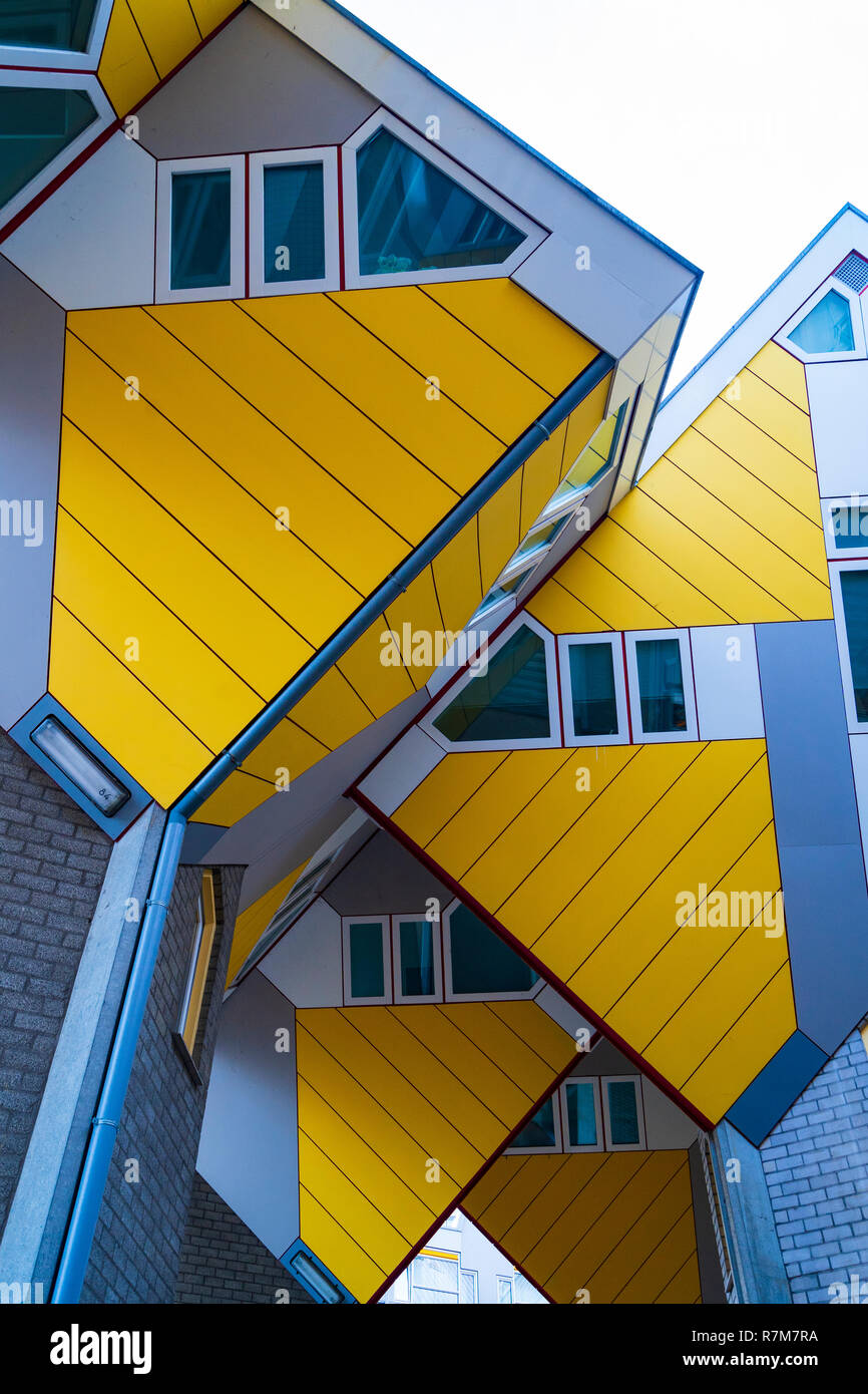 Exterior of Cube Houses in Rotterdam The Netherlands Stock Photo - Alamy