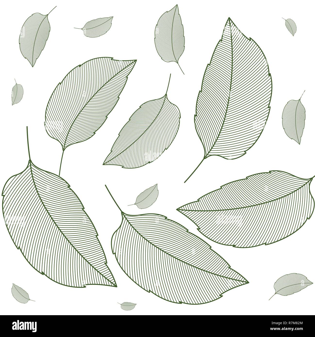leaf pattern isolated icon Stock Vector Image & Art - Alamy
