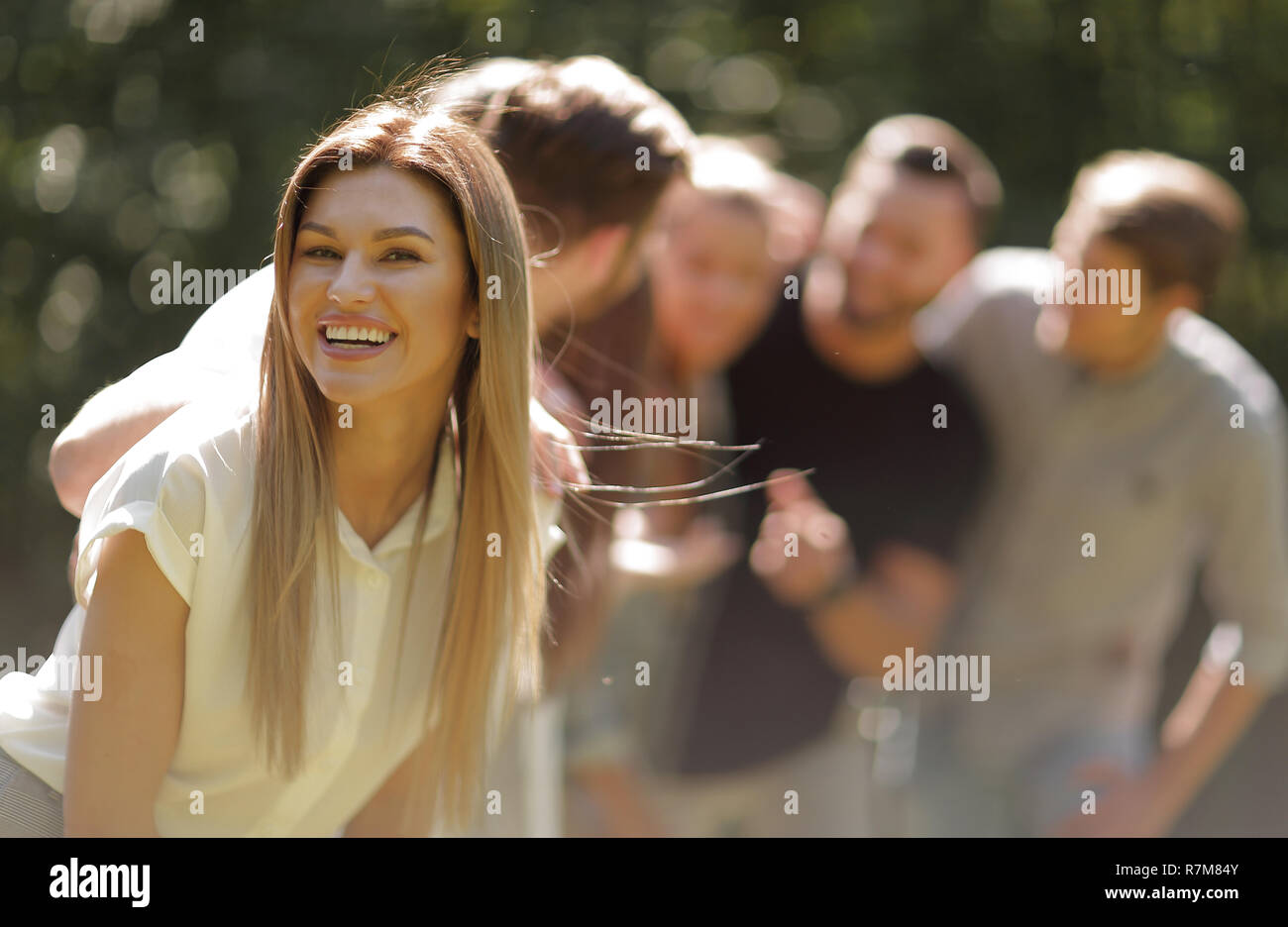 background image of a group of like-minded friends Stock Photo - Alamy