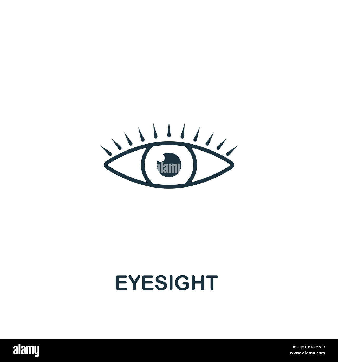 Eyesight icon. Premium style design from healthcare collection. Pixel ...