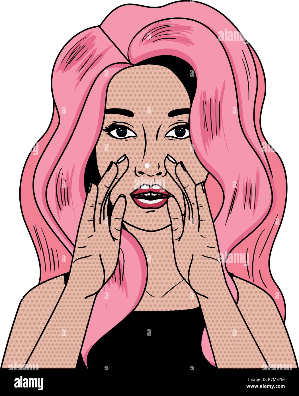 woman telling a secret avatar character Stock Vector Image & Art - Alamy