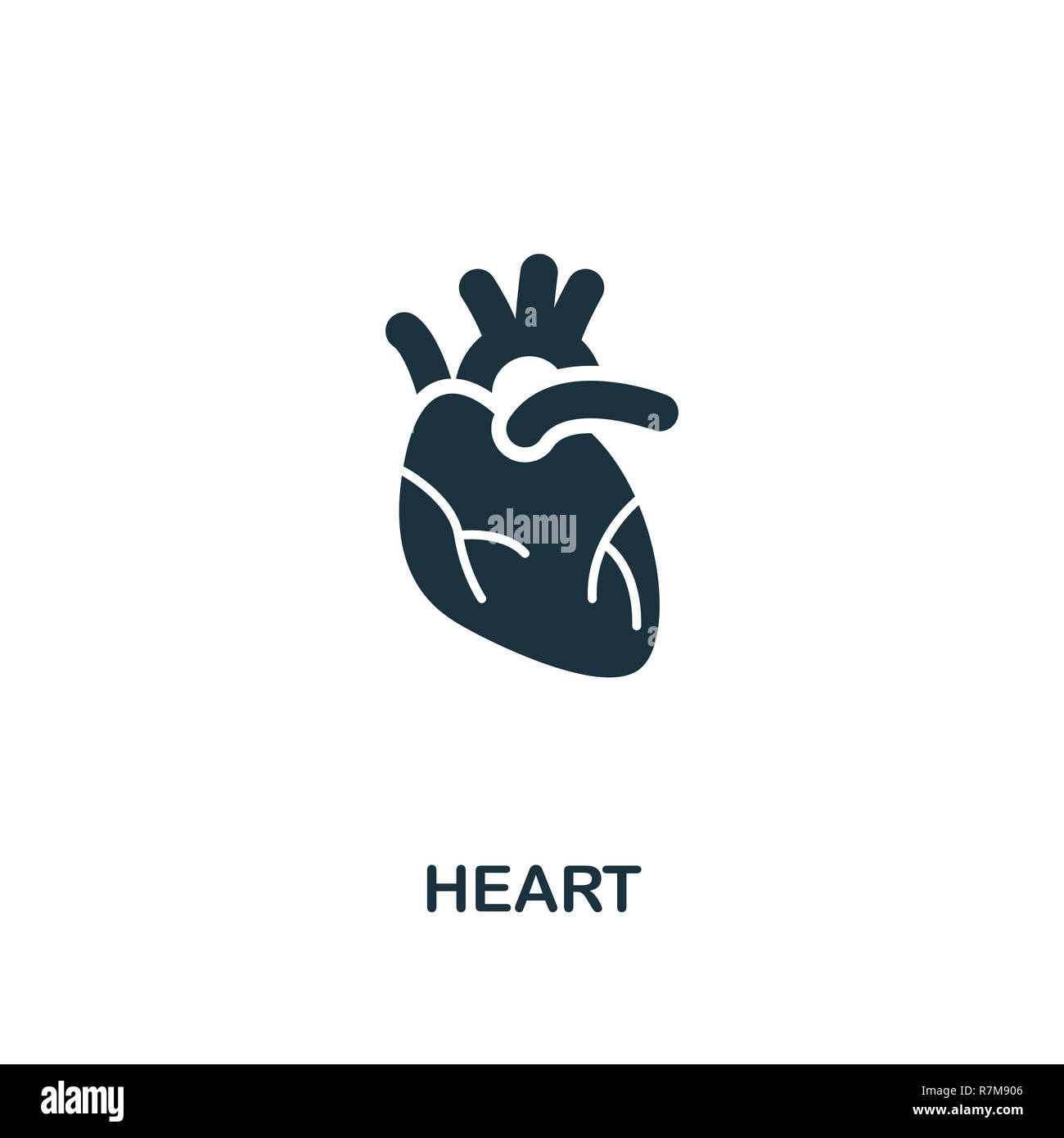 Heart icon. Premium style design from healthcare collection. Pixel ...