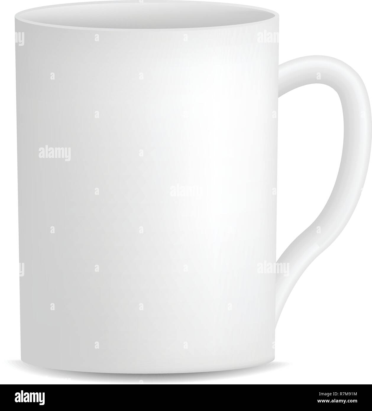 White mug icon, realistic style Stock Vector Image & Art - Alamy