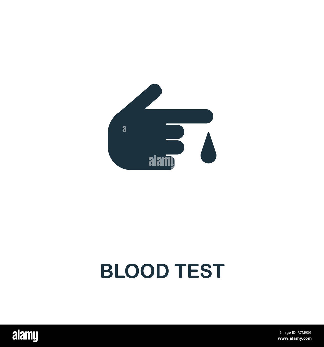 Blood Test icon. Premium style design from healthcare collection. Pixel ...