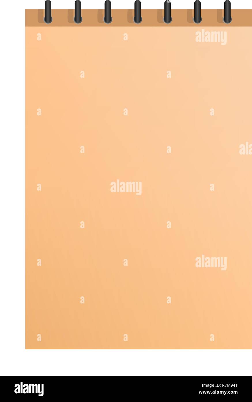 Paper notepad icon, realistic style Stock Vector Image & Art - Alamy