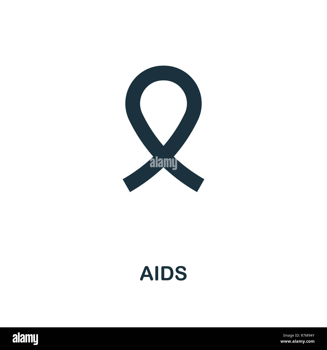 Aids icon. Premium style design from healthcare collection. Pixel ...