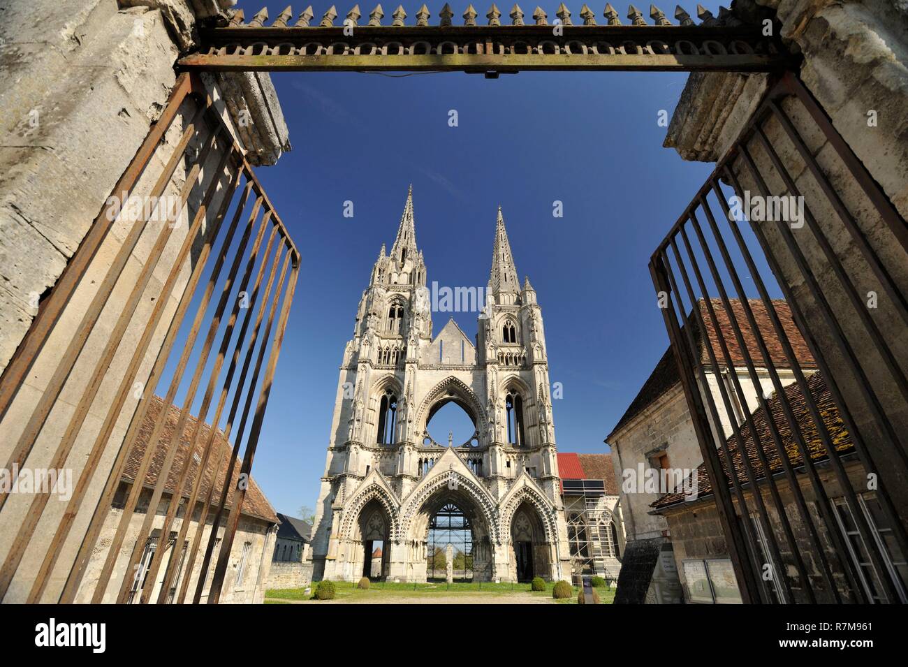 France, Aisne, Soissons, abbey Saint Jean des Vignes founded in 1076 by ...