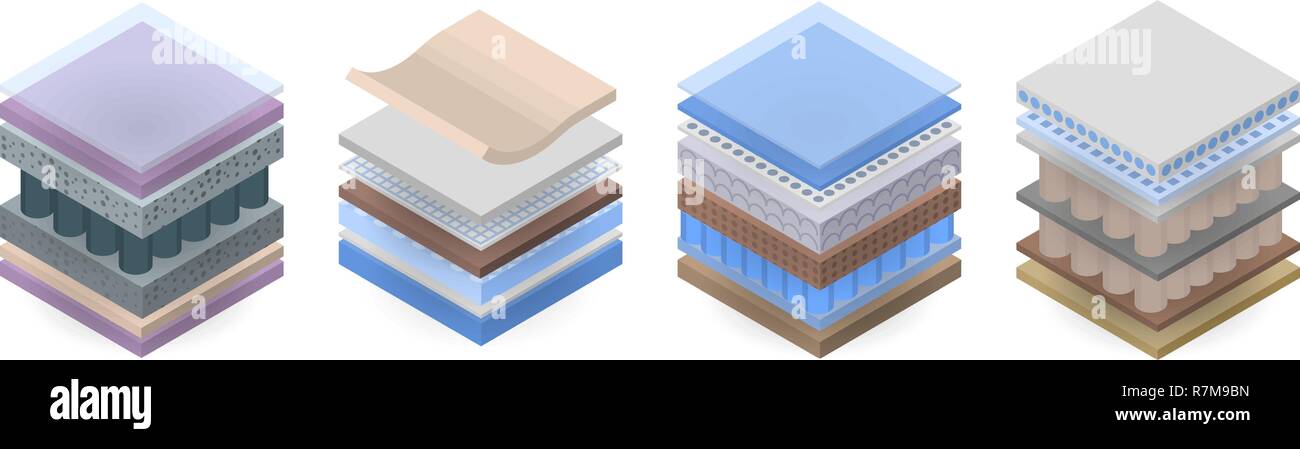 Mattress layer icon set, isometric style Stock Vector Image & Art - Alamy Mattress layer icon set, isometric style Stock Vector Image & Art - Alamy