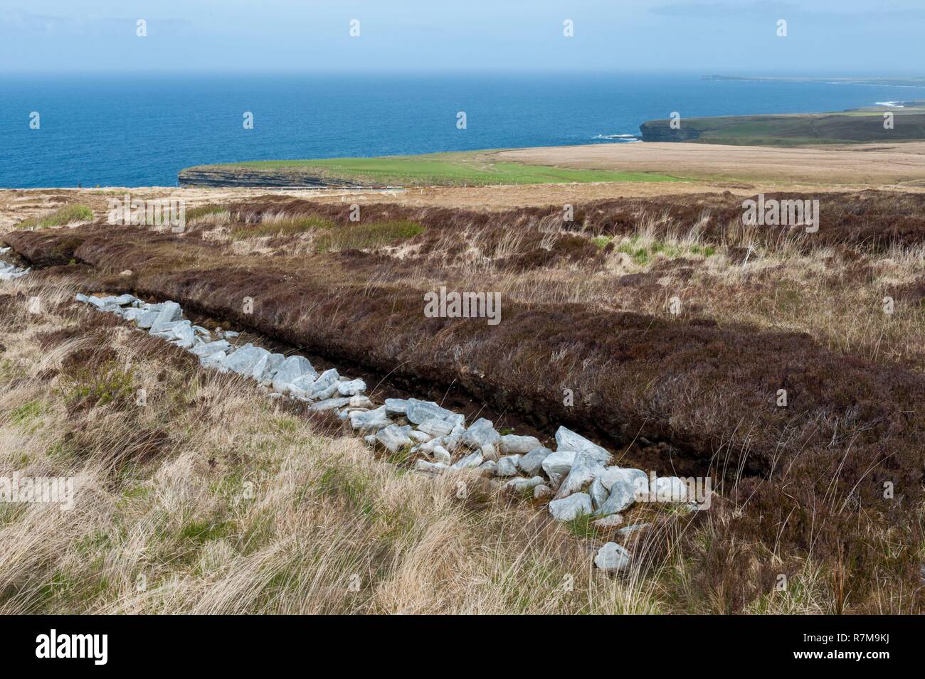 Republic of Ireland, County Mayo, Ceide Fields, the most extensive ...