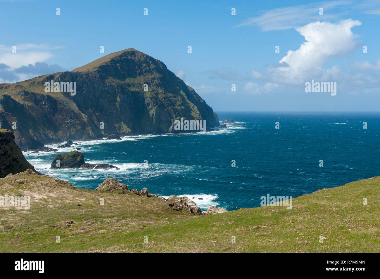 Republic of Ireland, County Mayo, Clare Island, Clew bay Stock Photo ...