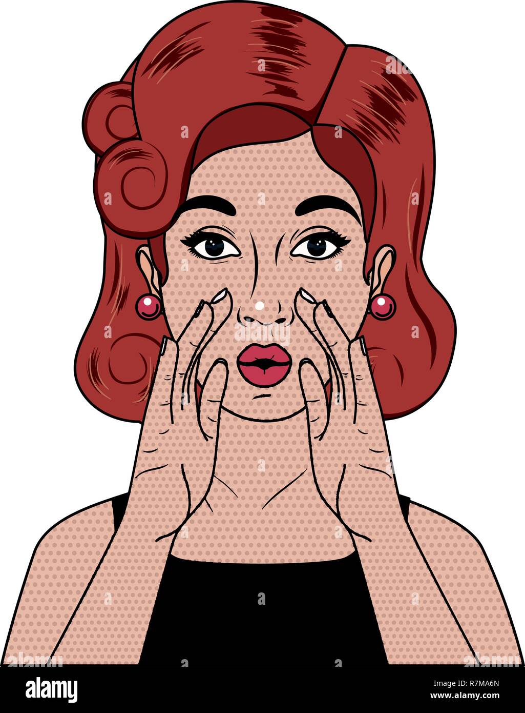 woman telling a secret avatar character Stock Vector Image & Art - Alamy