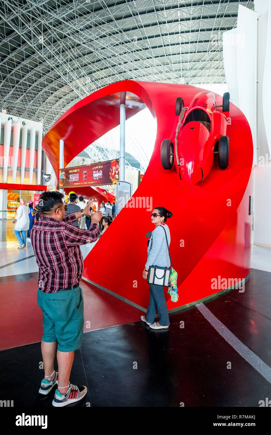 United Arab Emirates, Abu Dhabi, Yas island, Ferrari Experience or ...