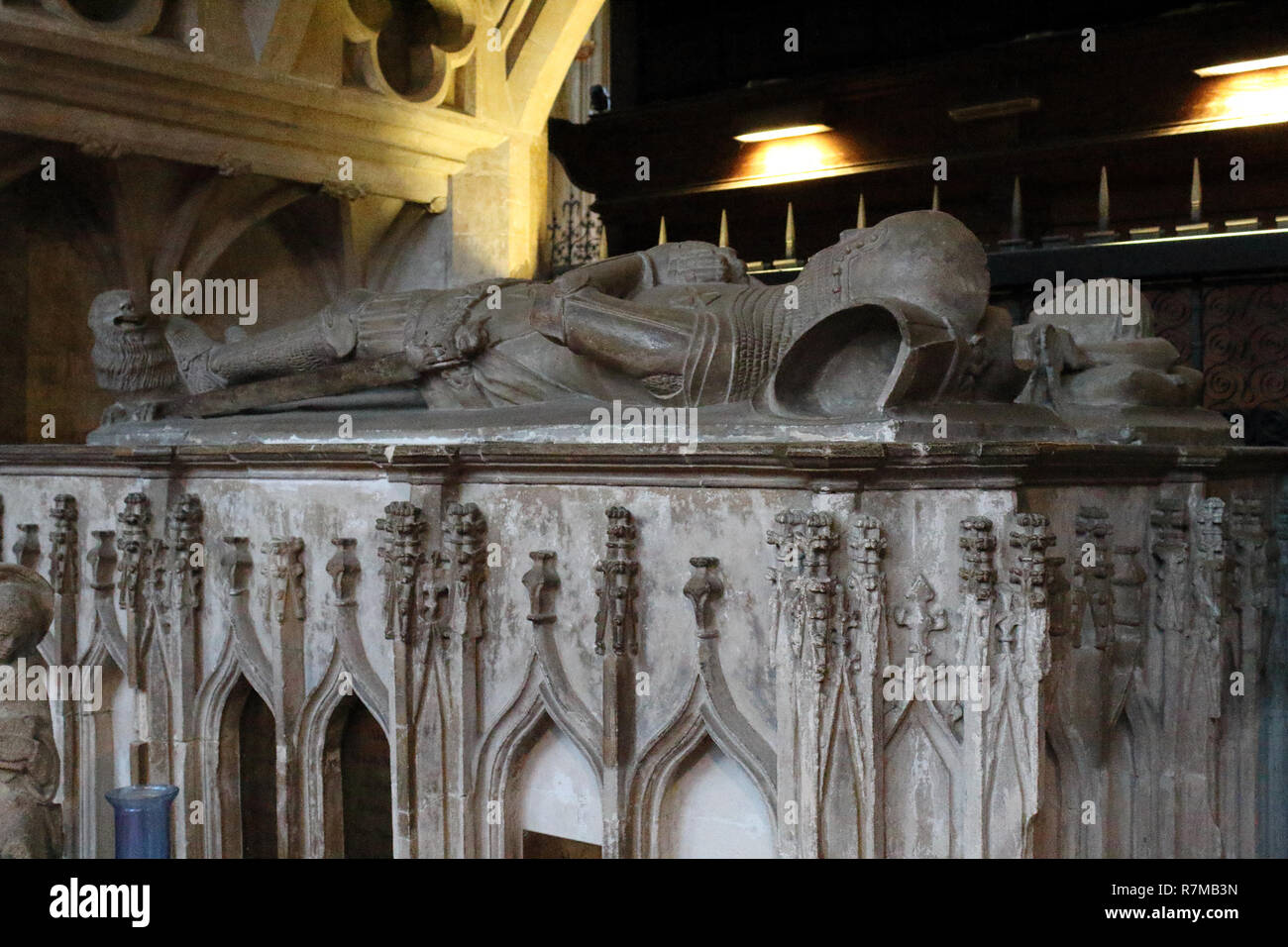 Medieval Gothic tombs of Lady Margaret Mortimer and Lord Maurice ...