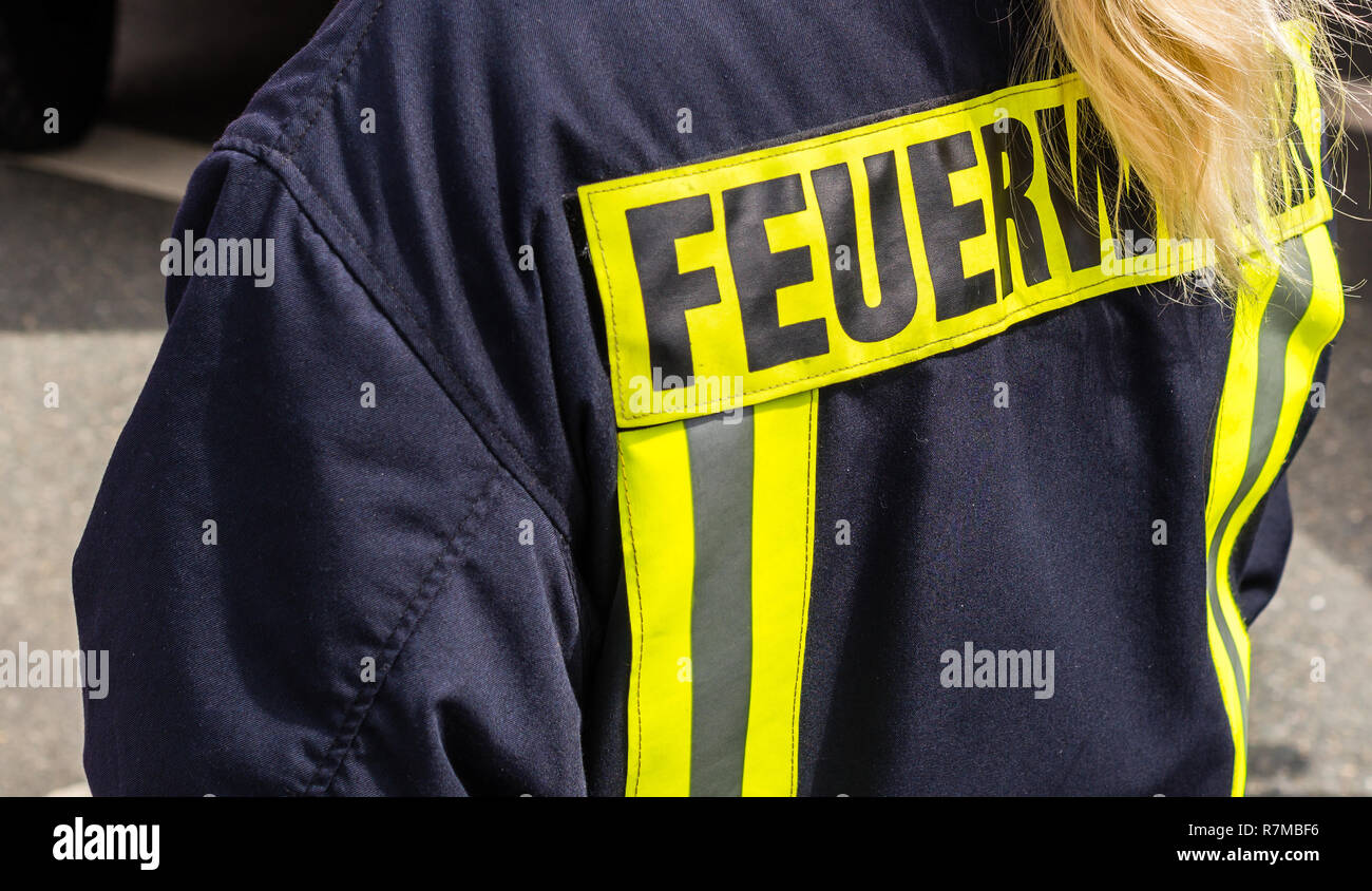 Female firefighter in uniform hi-res stock photography and images - Alamy