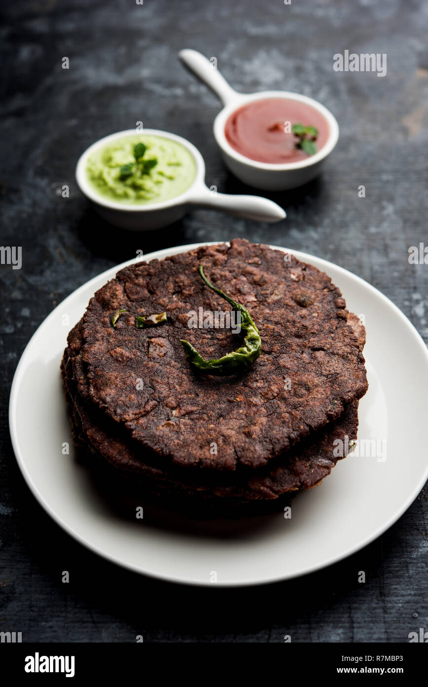 Ragi roti or flat Bread made using finger millet is a healthy and tasty ...