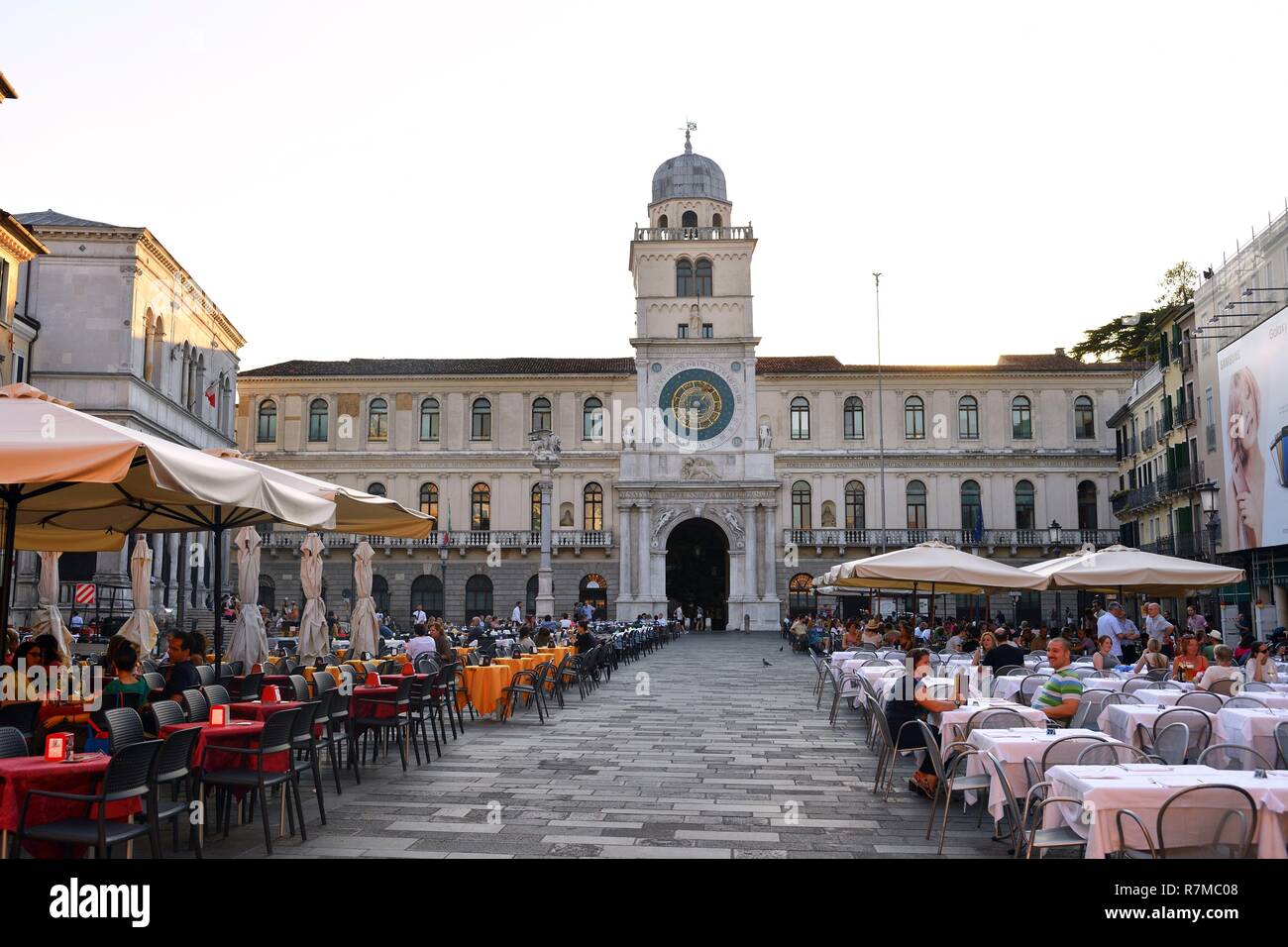 Italy, Venetia, Padova, Padua, Piazza dei Signori, the tower and the ...