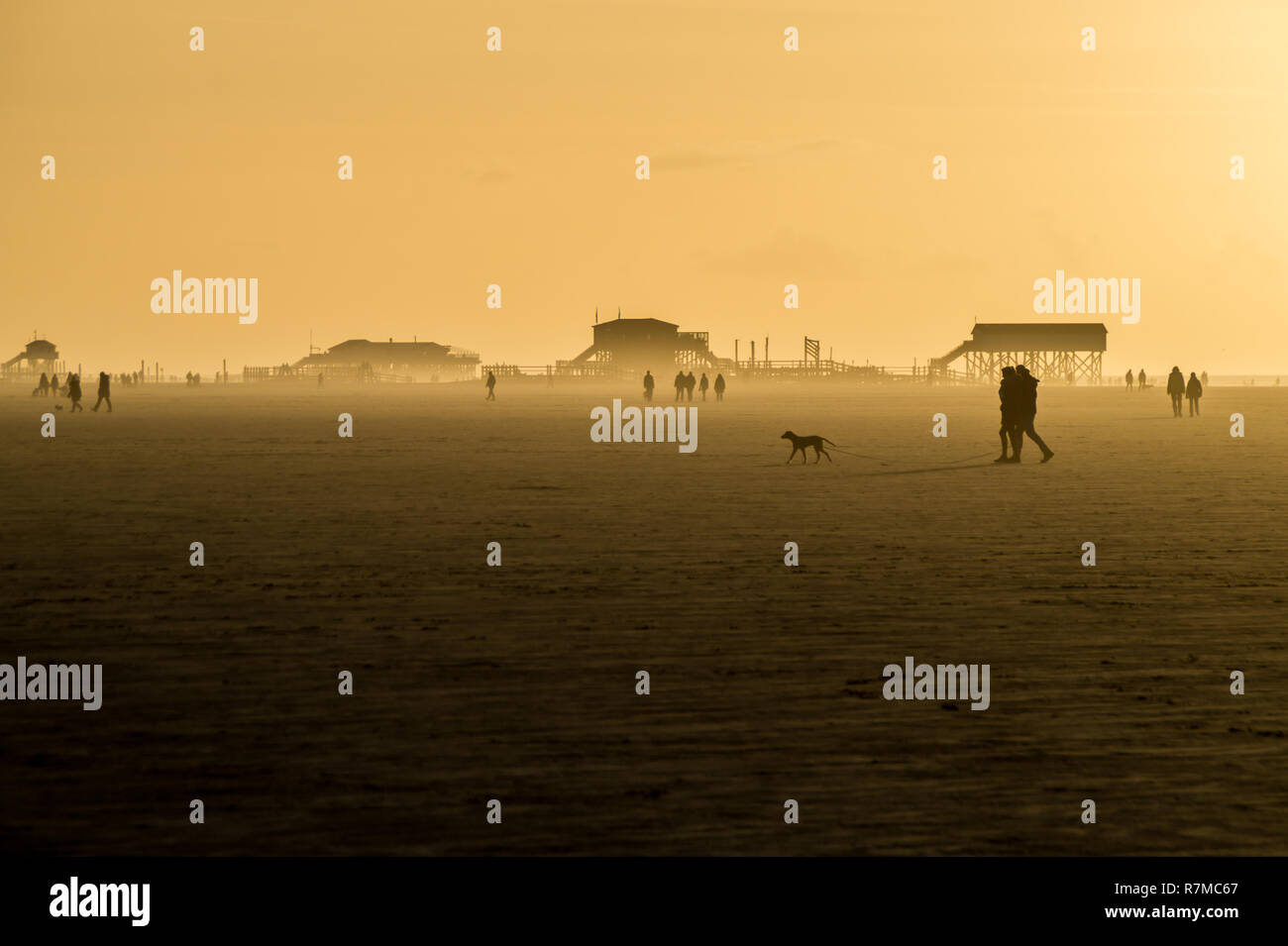 sea fog north sea Stock Photo - Alamy