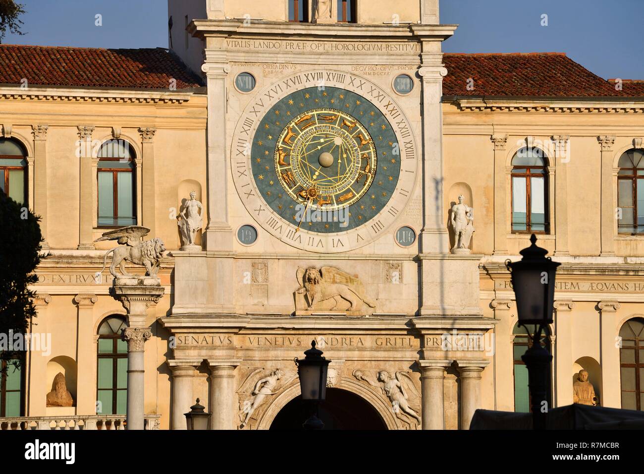 Italy, Venetia, Padova, Padua, Piazza dei Signori, the tower and the ...