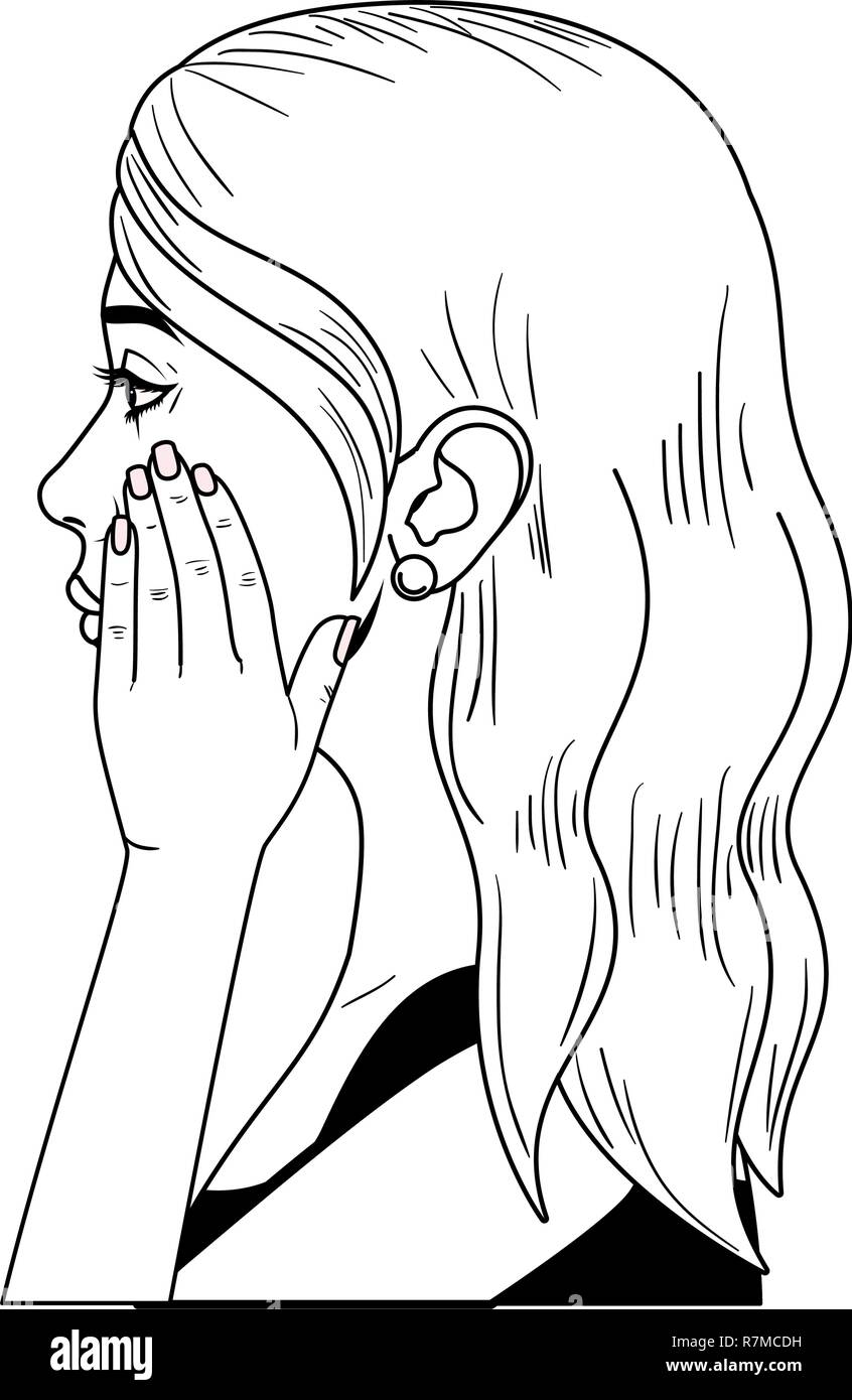 woman with surprise face avatar character Stock Vector Image & Art - Alamy