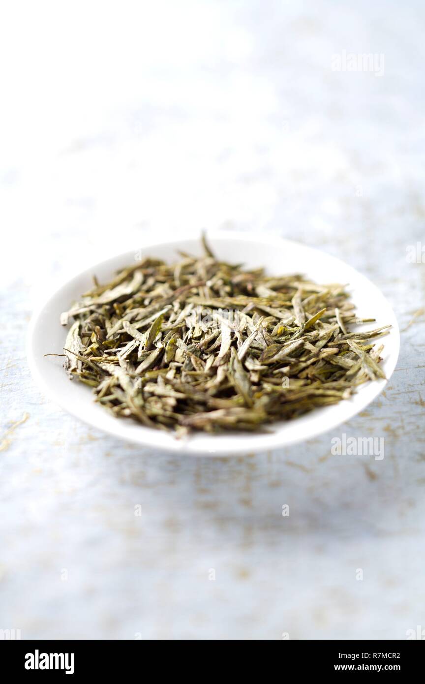 Long green tea jing Stock Photo - Alamy