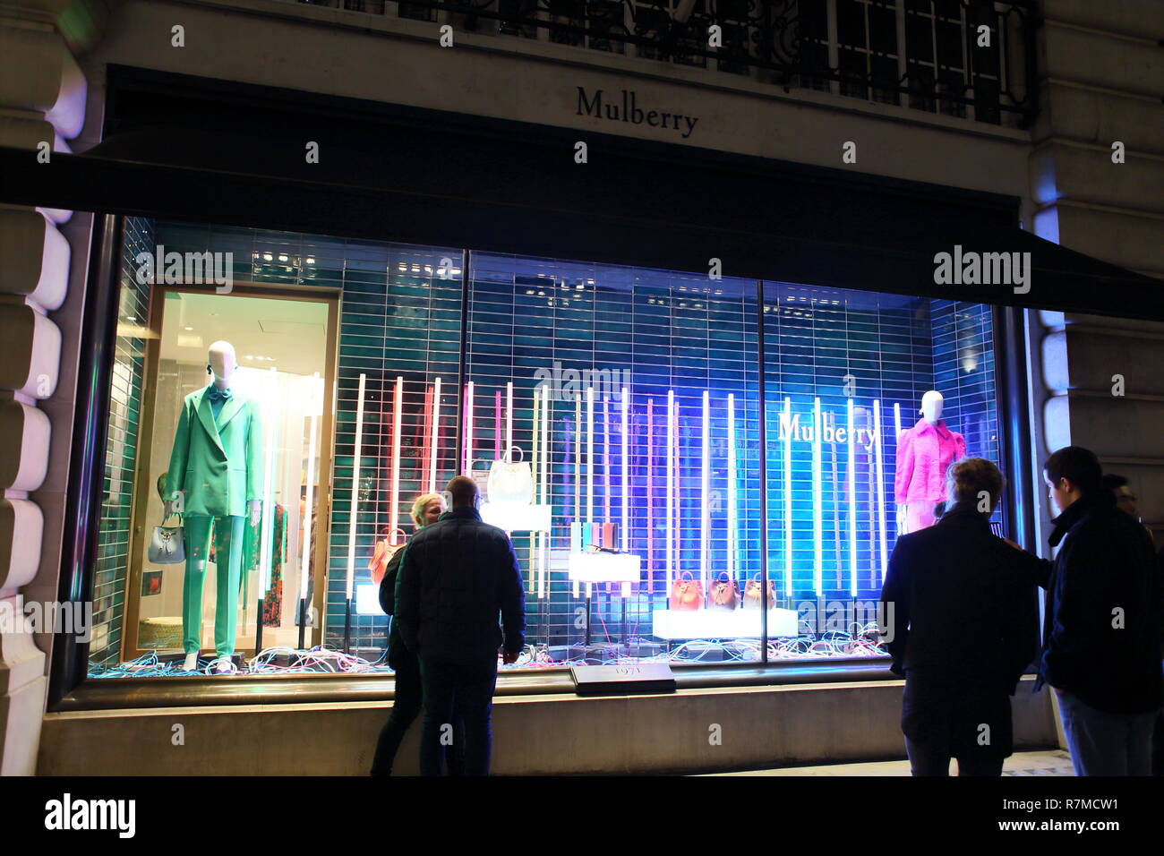 Mulberry store, Regent street, London, England, UK Stock Photo - Alamy