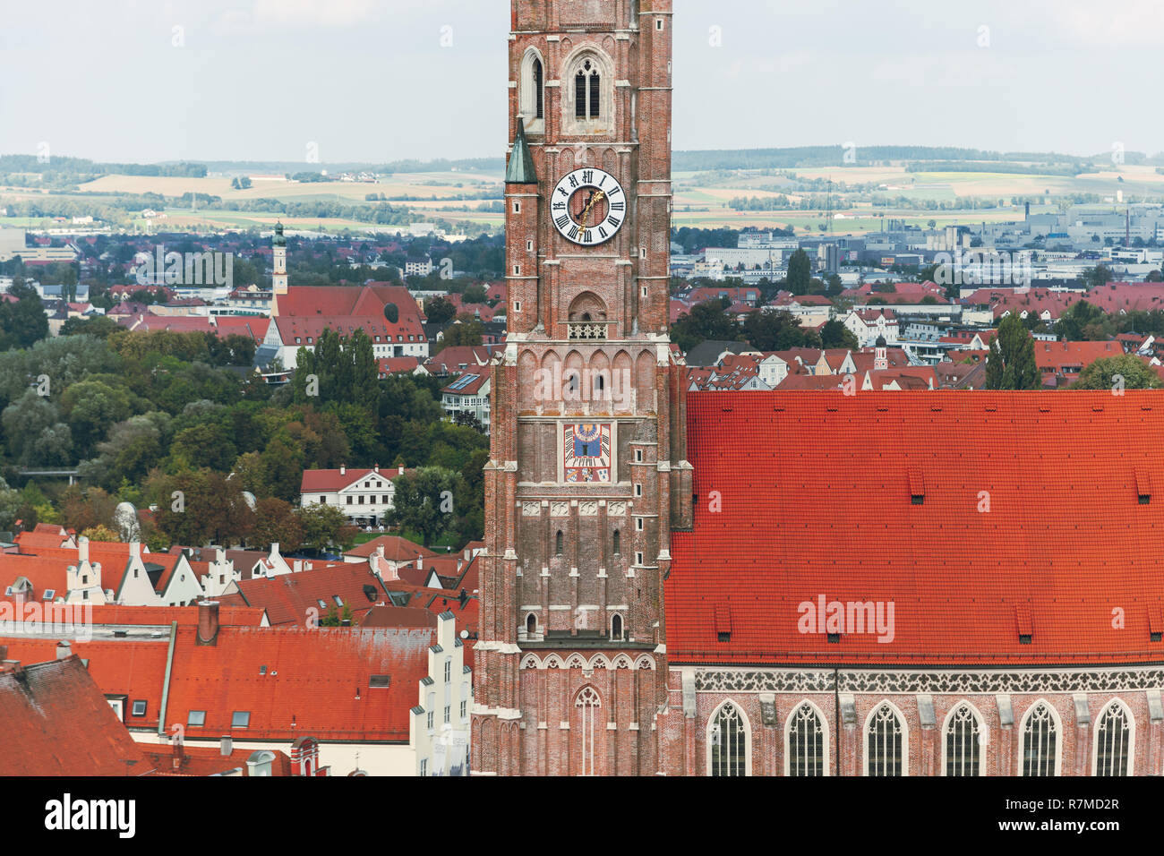 St martins church from landshut hi-res stock photography and images - Alamy