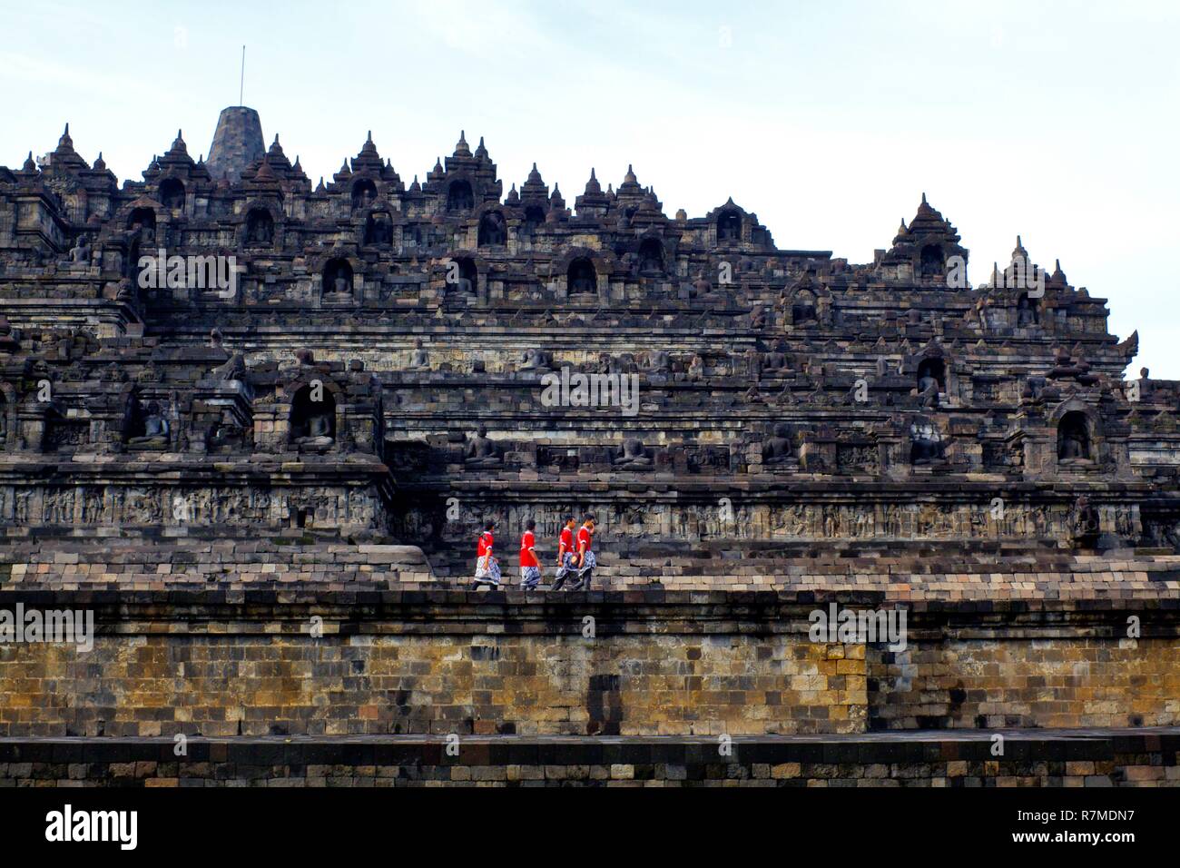 Indonesia, Java, Central Java, Borobudur Temple Stock Photo - Alamy