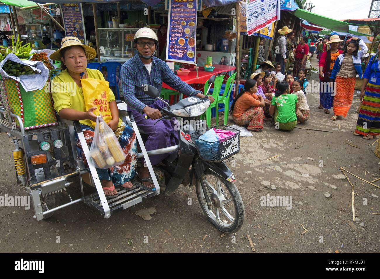 Myanmar, Shan State, Taunggyi District, market Stock Photo - Alamy