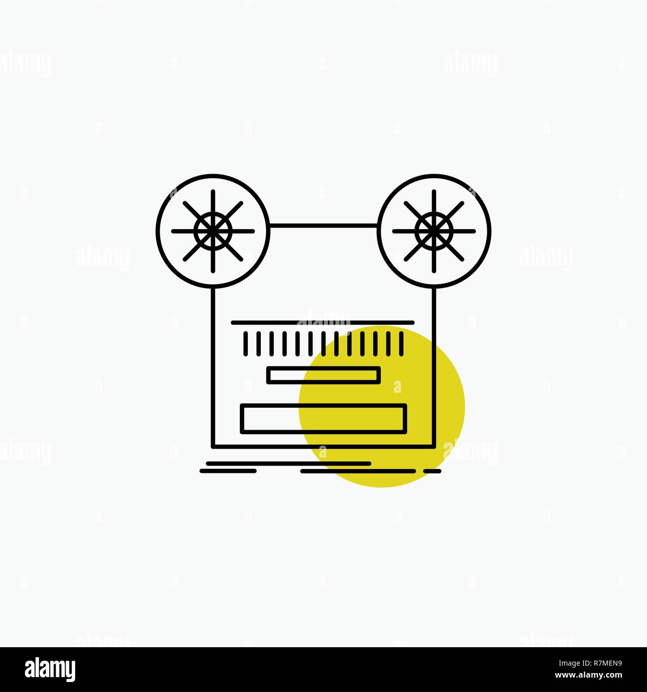 Record tape recorder Stock Vector Images - Alamy