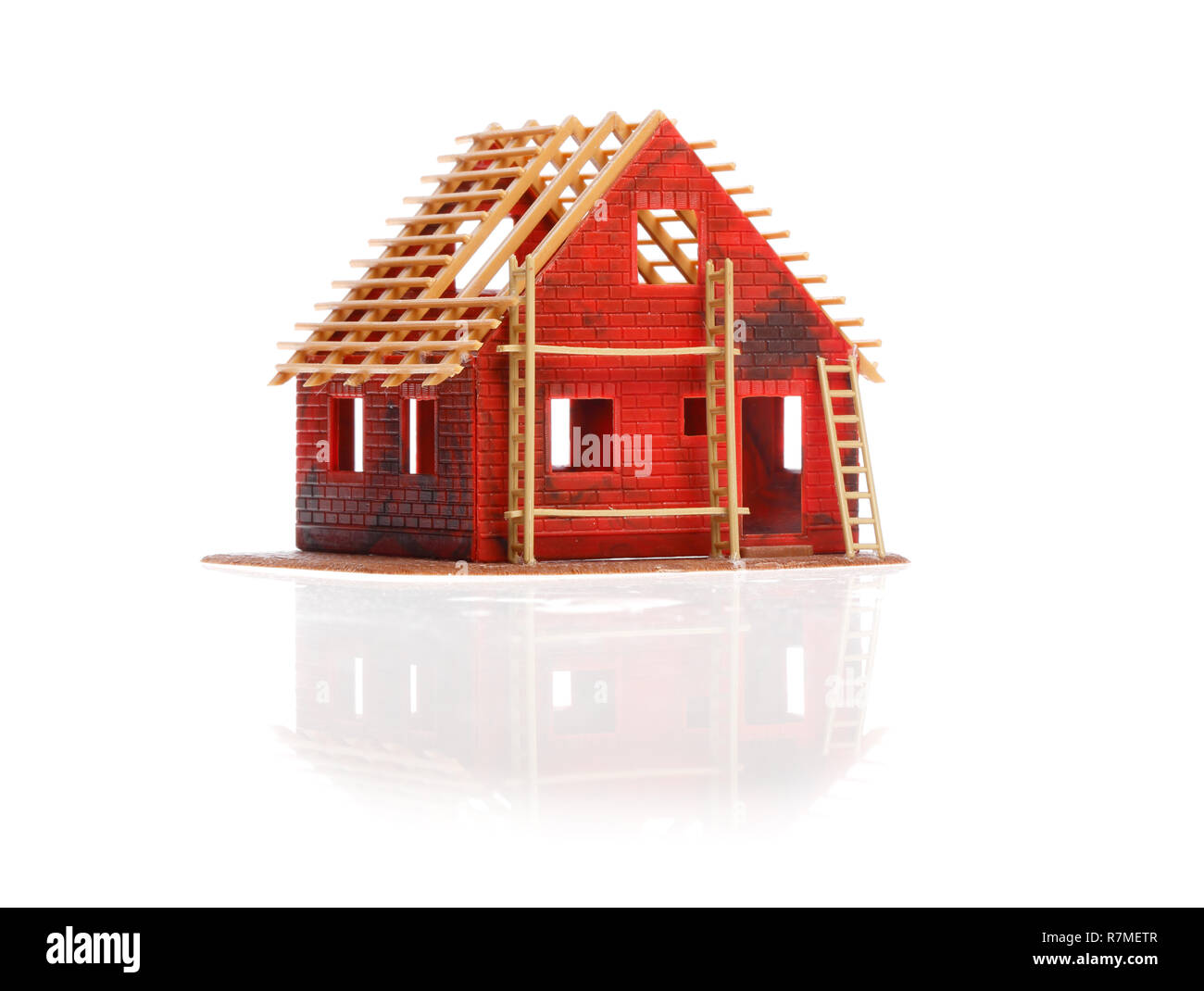 Model building on site Cut Out Stock Images & Pictures - Alamy